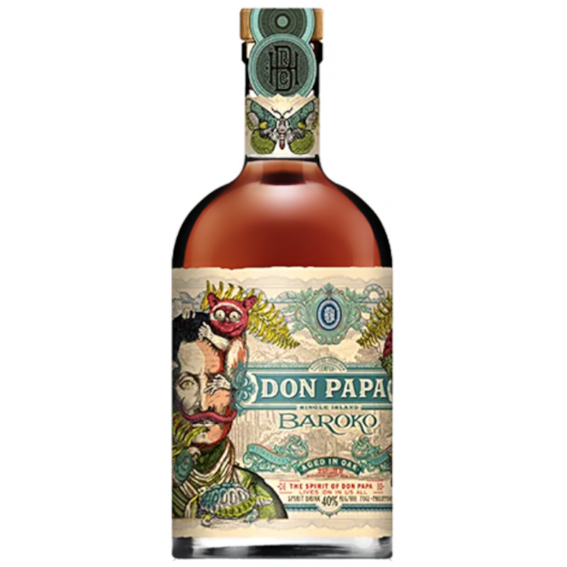 RHUM DON PAPA BAROKO 70CL 40° - Soullier Boissons RHUM DON PAPA BAROKO 70CL 40° - Soullier Boissons